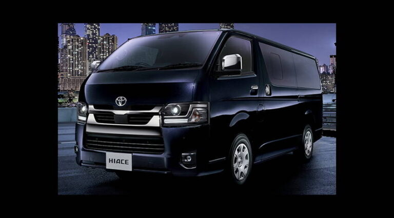 Toyota partially improved Hiace van, Hiace Wagon and Hiace Commuter ...